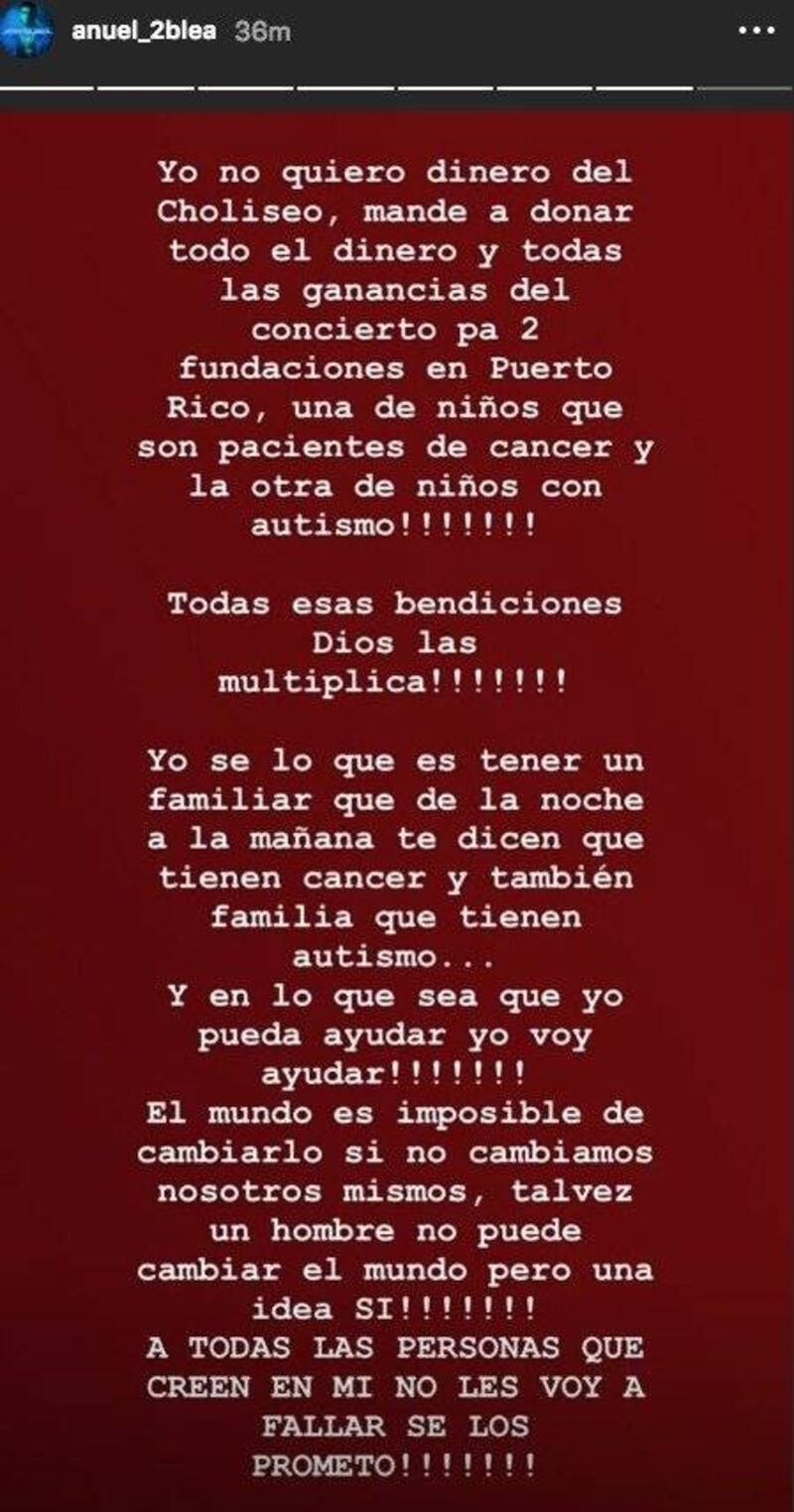 Anuel AA donará las ganancias de su concierto en Puerto Rico – Metro ... Anuel AA donará las ganancias de su concierto en Puerto Rico – Metro ...