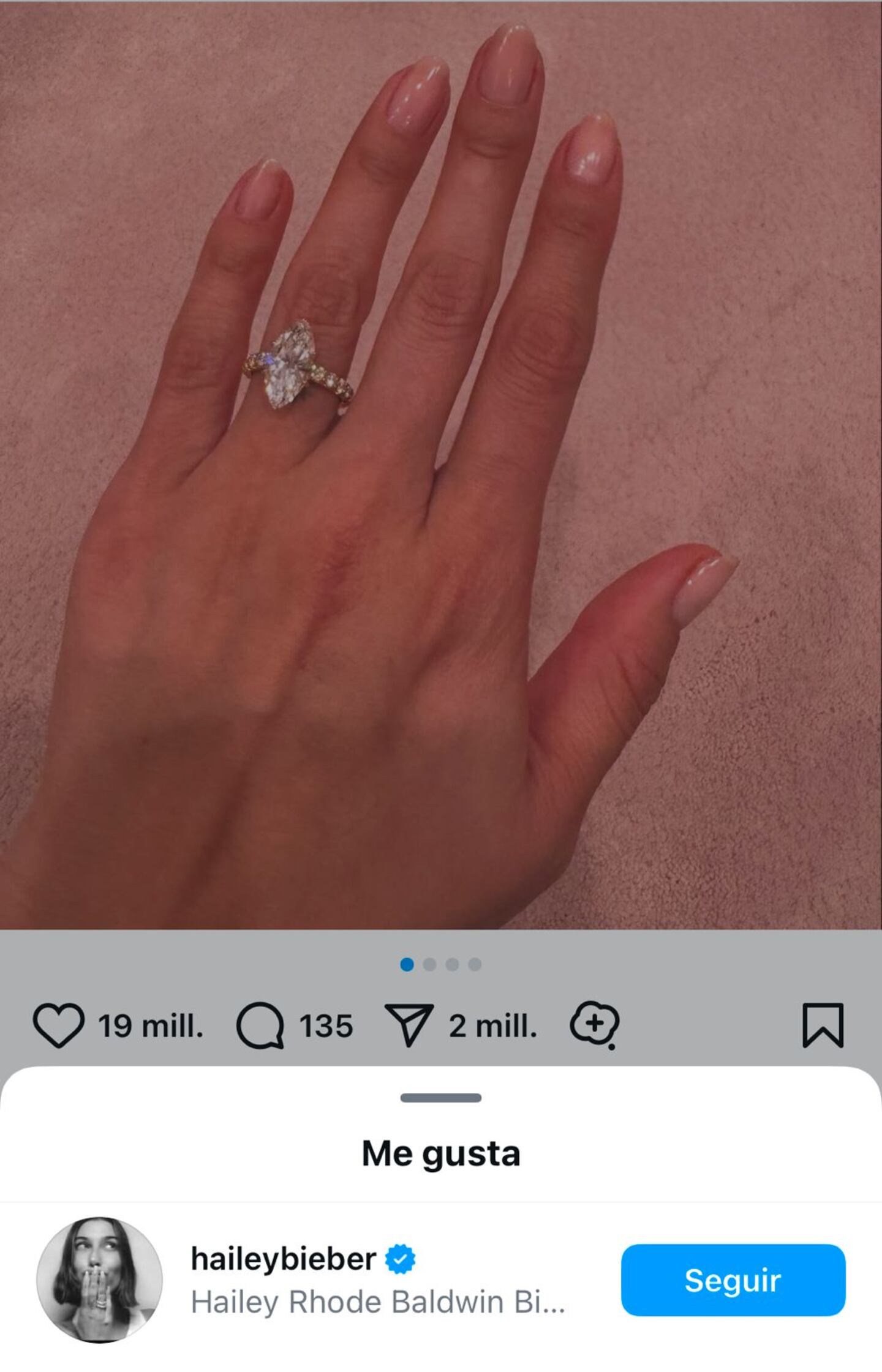 Hailey Bieber reacciona inesperadamente al compromiso de Selena Gomez ...